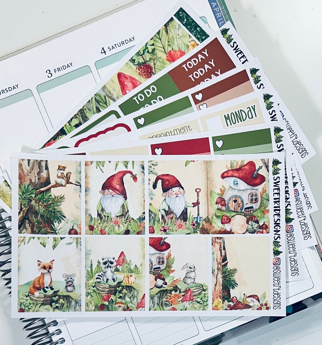 Deluxe Weekly Planner Sticker Kit - Etsy