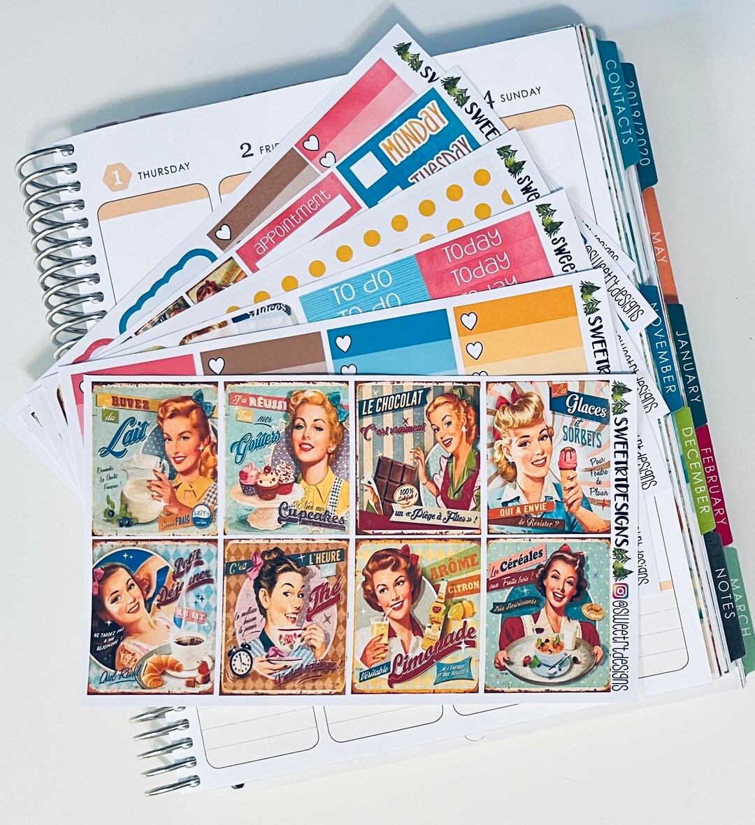 Deluxe Weekly Planner Sticker Kit - Etsy