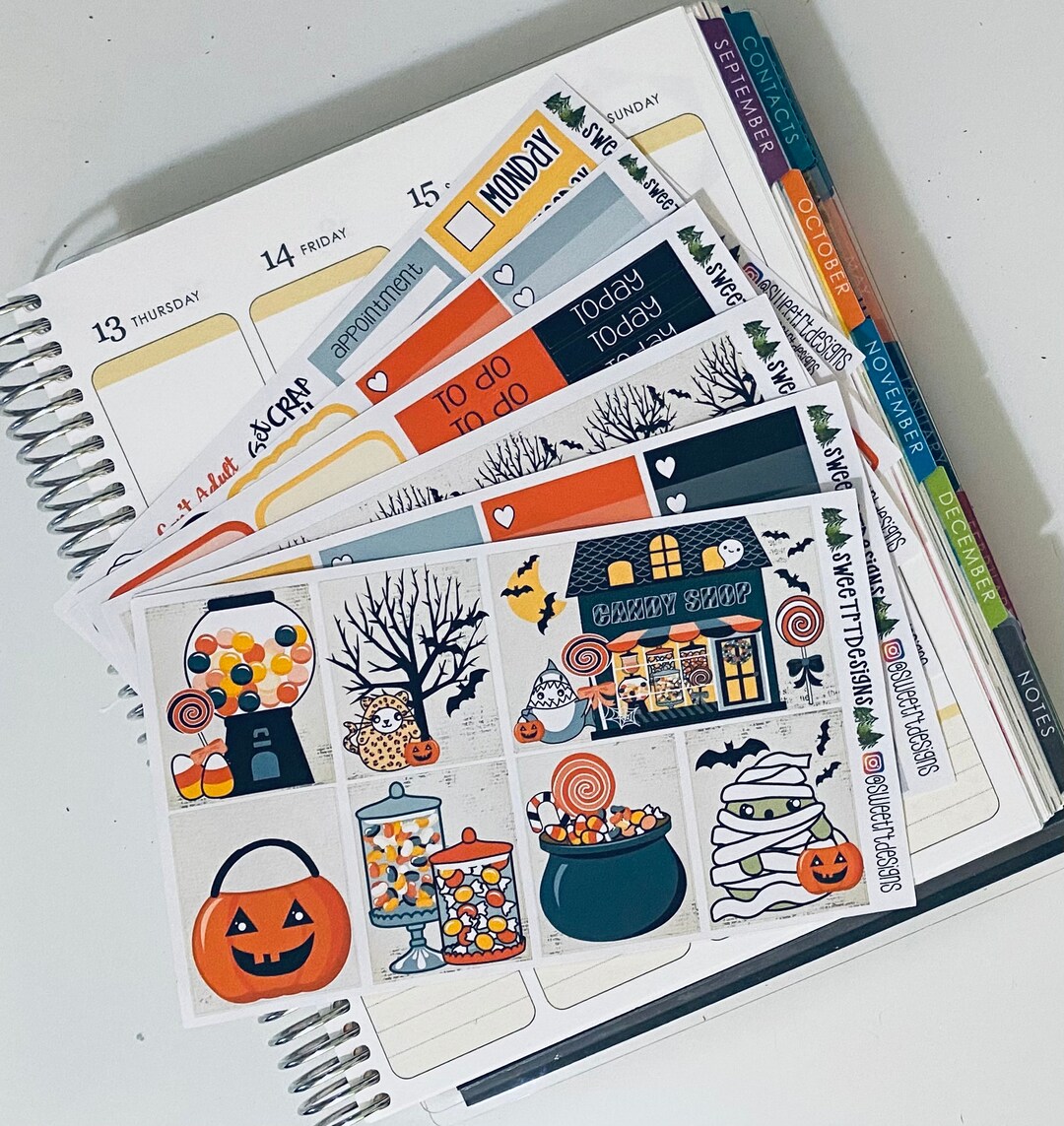 Deluxe Weekly Planner Sticker Kit - Etsy