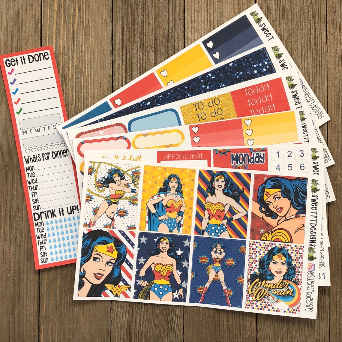 Deluxe Weekly Planner Sticker Kit - Etsy