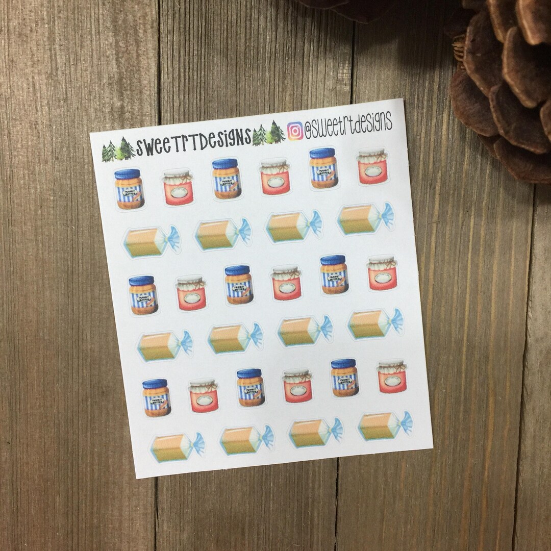 Functional "make a Sandwich" Planner Stickers - Etsy