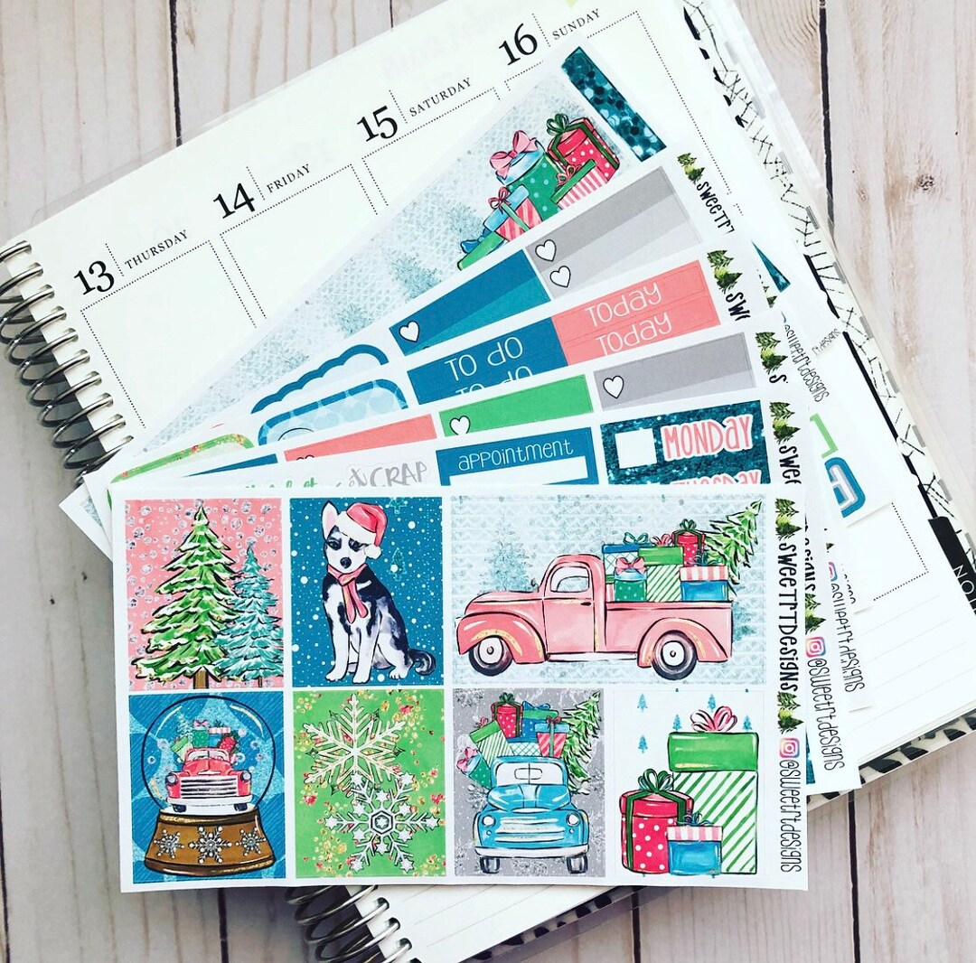 Deluxe Weekly Planner Sticker Kit - Etsy