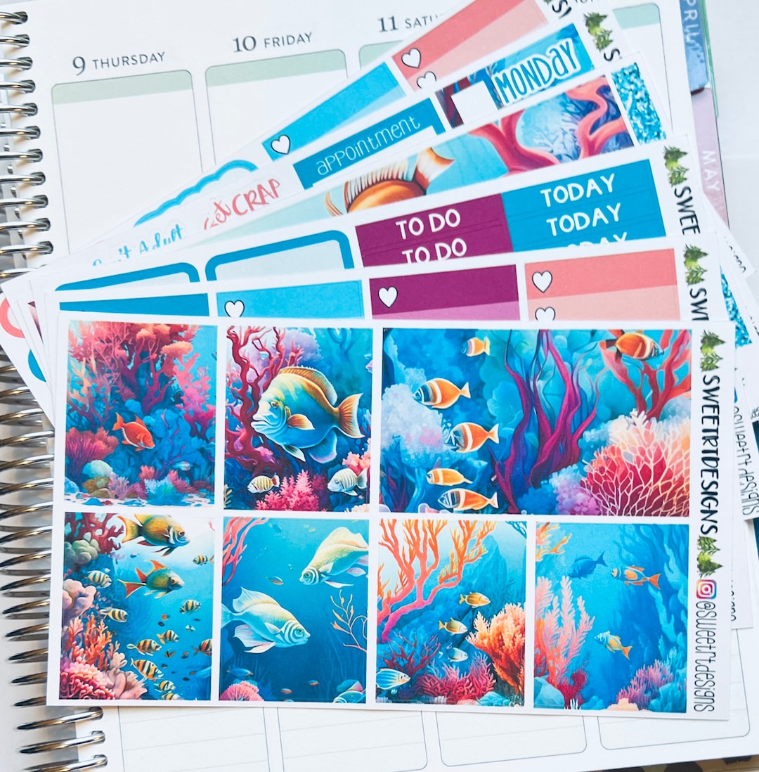 Deluxe Weekly Planner Sticker Kit - Etsy