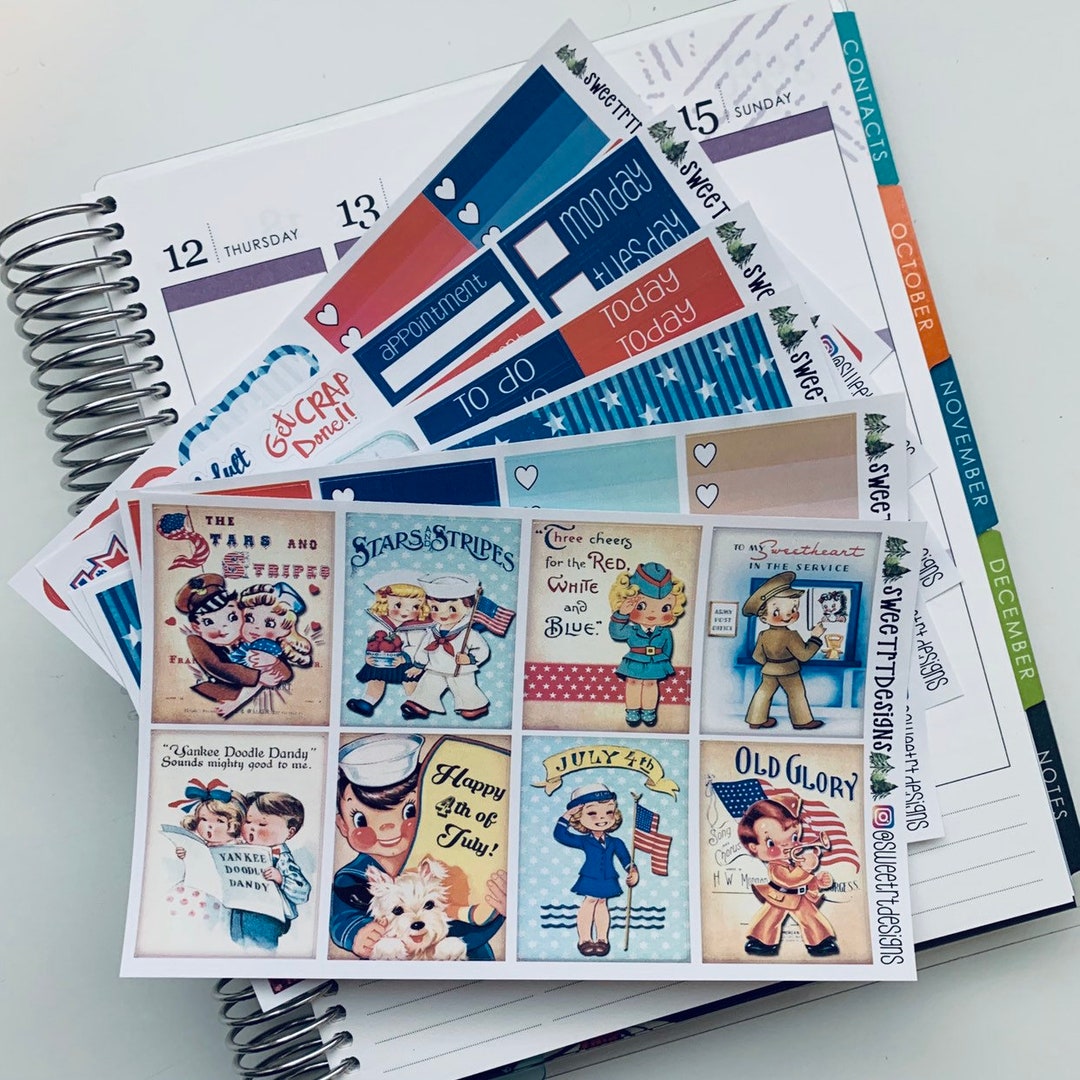 Deluxe Weekly Planner Sticker Kit - Etsy