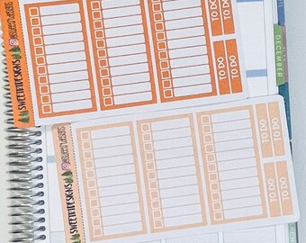 To Do List Checklist Planner Stickers Printable Calendar Stickers ...