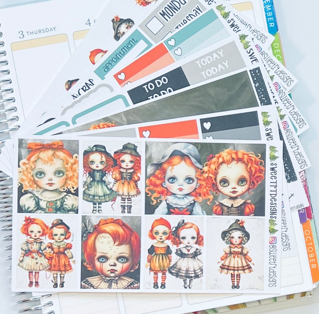 Deluxe 7 Pg Weekly Planner Sticker Kit - Etsy