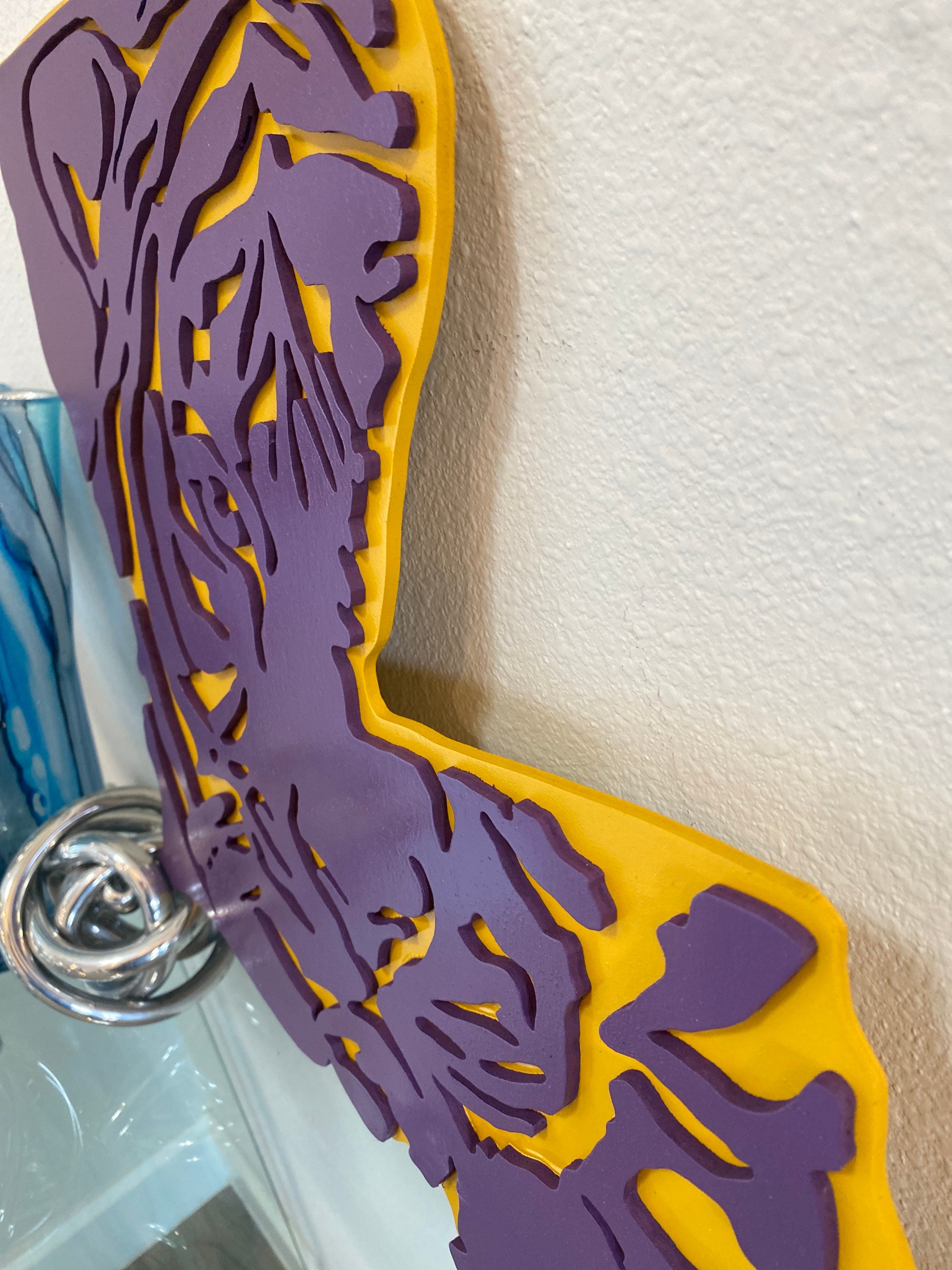 LSU Wall Decor Geaux LSU Tigers Dorm Room Decor College - Etsy