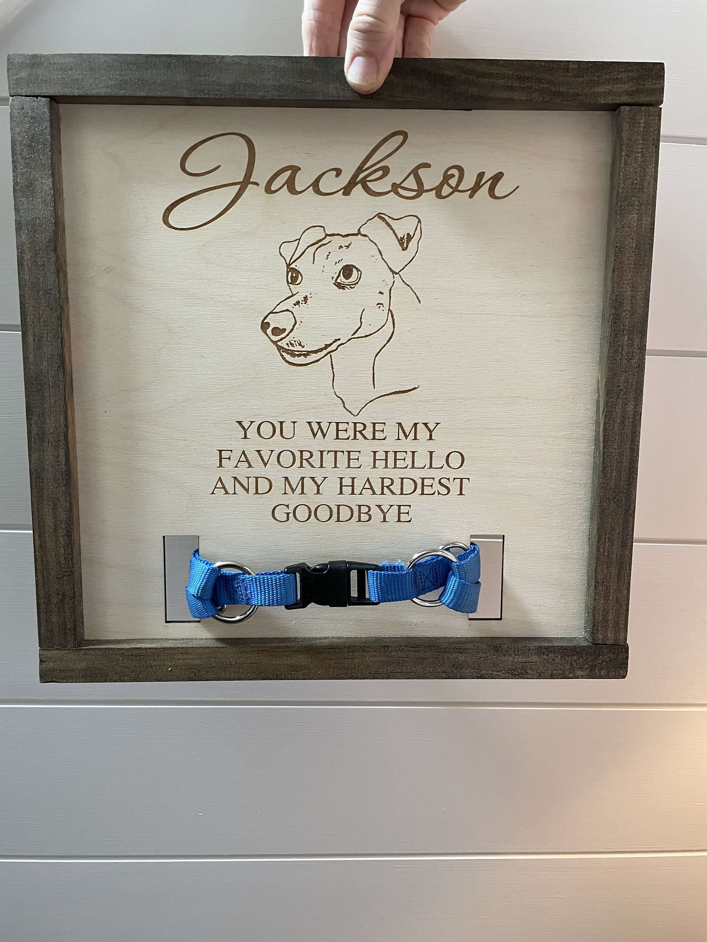 Personalized Pet Memorial Sign Pet Memorial Sign Pet Collar - Etsy