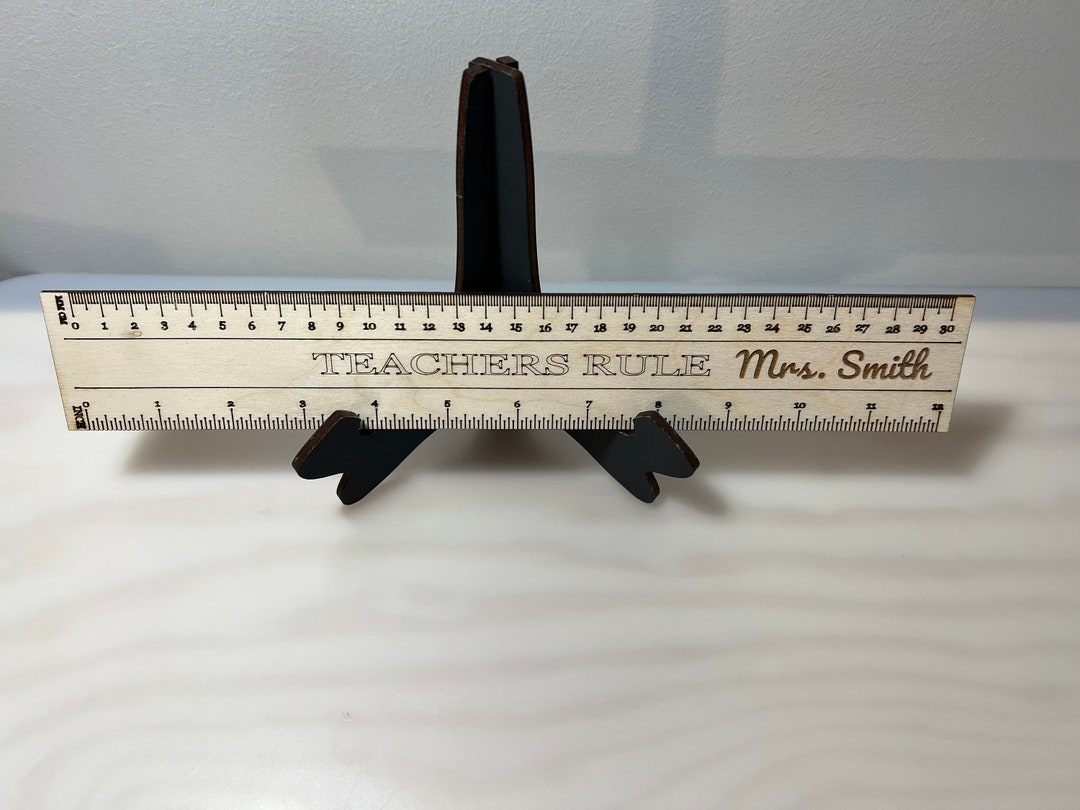 Personalized Teacher Ruler, Personalized Ruler, Teacher Gift, Ruler ...