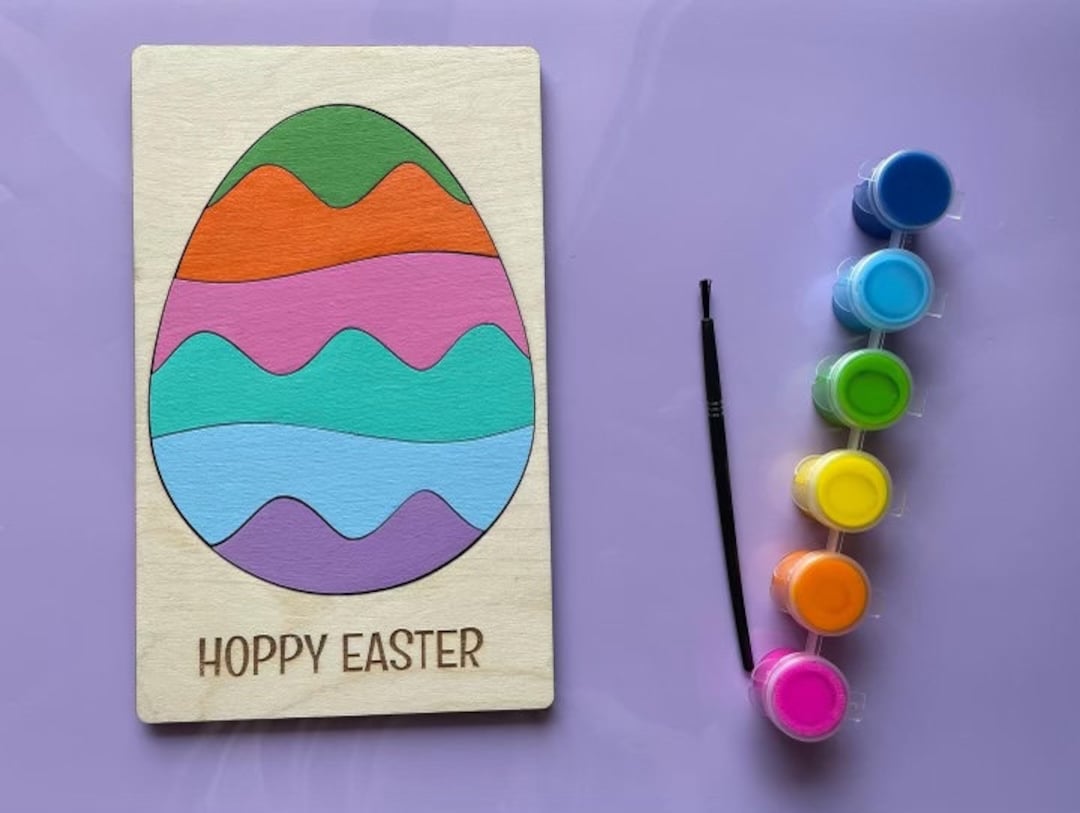 Easter Egg Paint Kit, DIY Easter Paint Kit, Easter Project, Easter ...