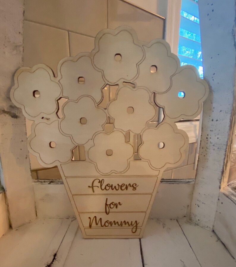 Flower for Mom, Flowers for Grandma, Flower Holder, Kids Craft, Custom ...