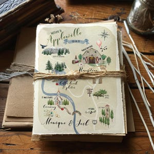 Wedding Map Creator, Watercolor Wedding Map Template, Hand-drawn Venue ...