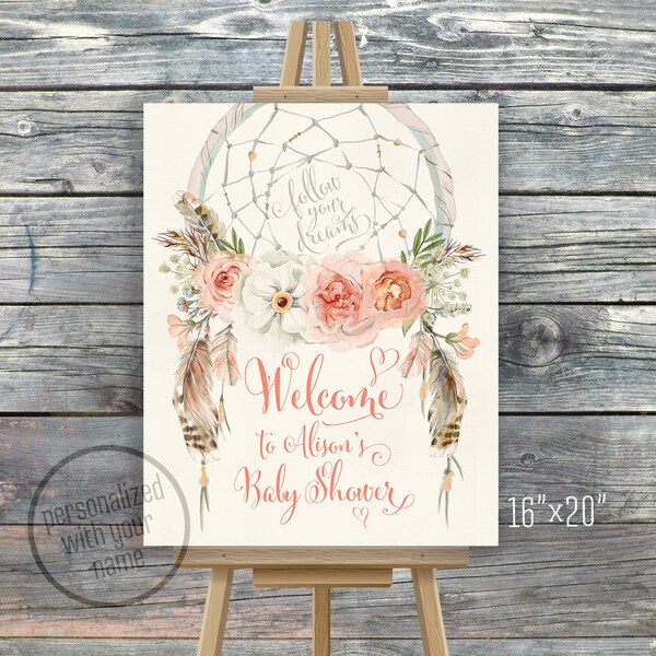 Feathers Welcome Sign - Etsy