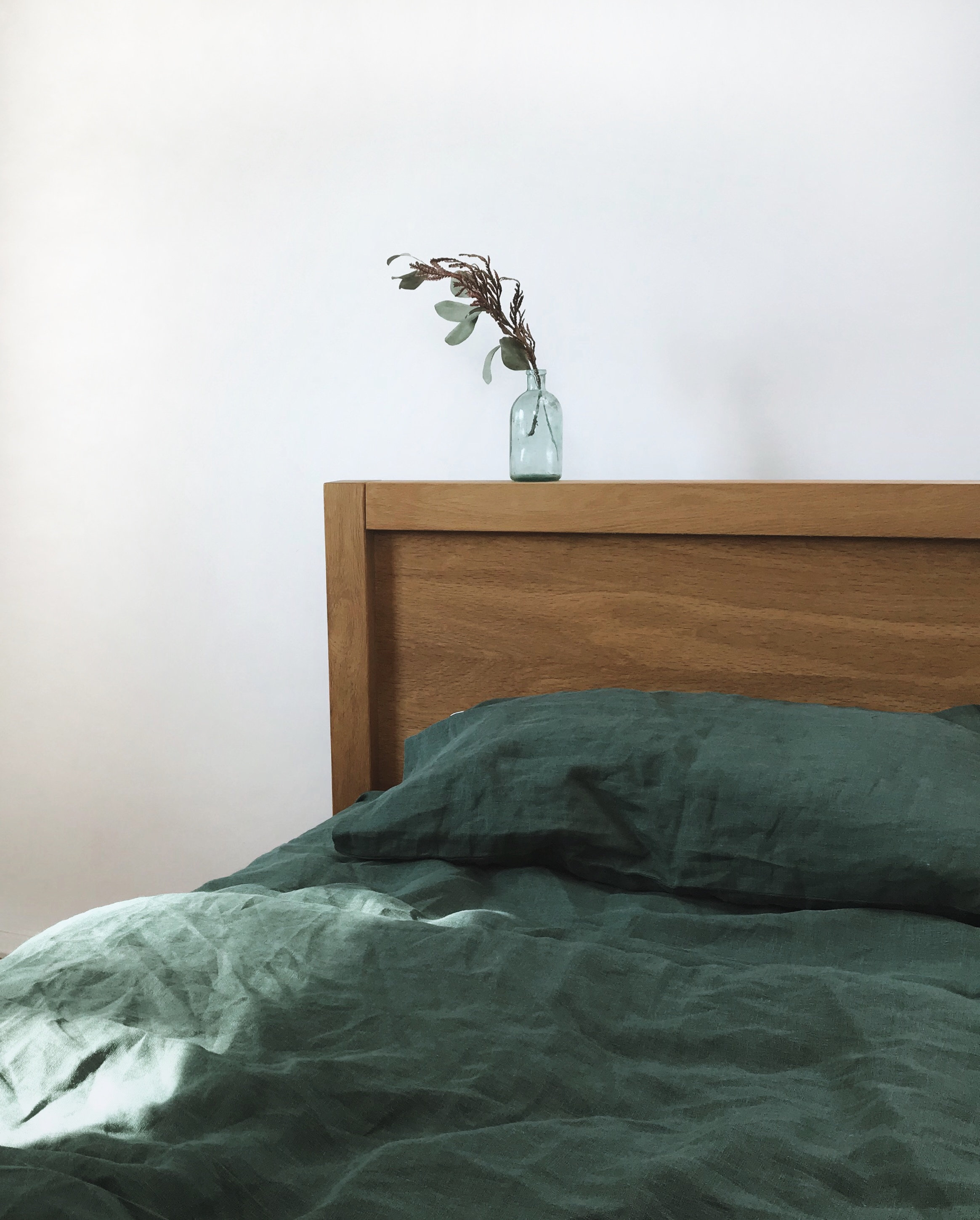 Emerald. 4-piece Linen Bedding Set. Linen Duvet Cover Linen - Etsy