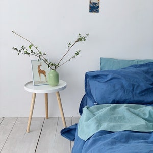 Mediterranean. 3-piece Linen Bedding Set. Linen Duvet Cover - Etsy