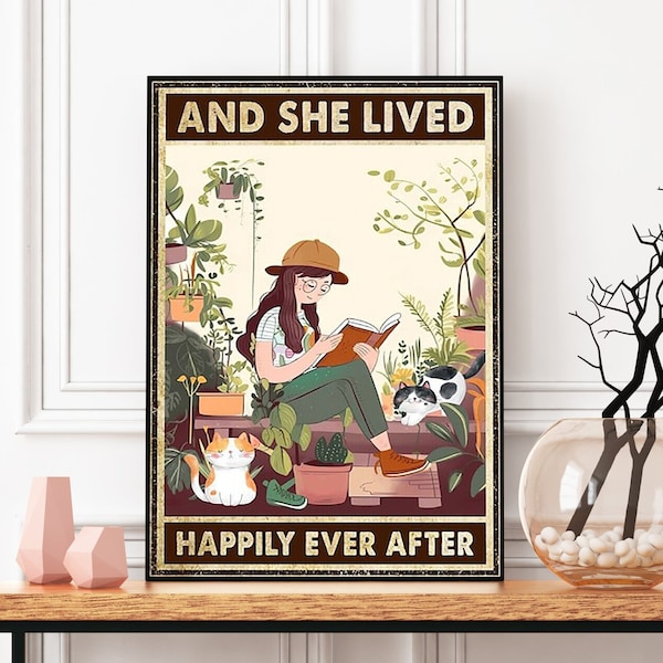 And She Lived Happily Ever After Poster - Etsy