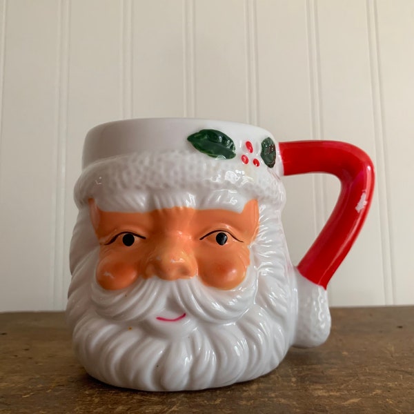 Vintage Santa Mugs - Etsy
