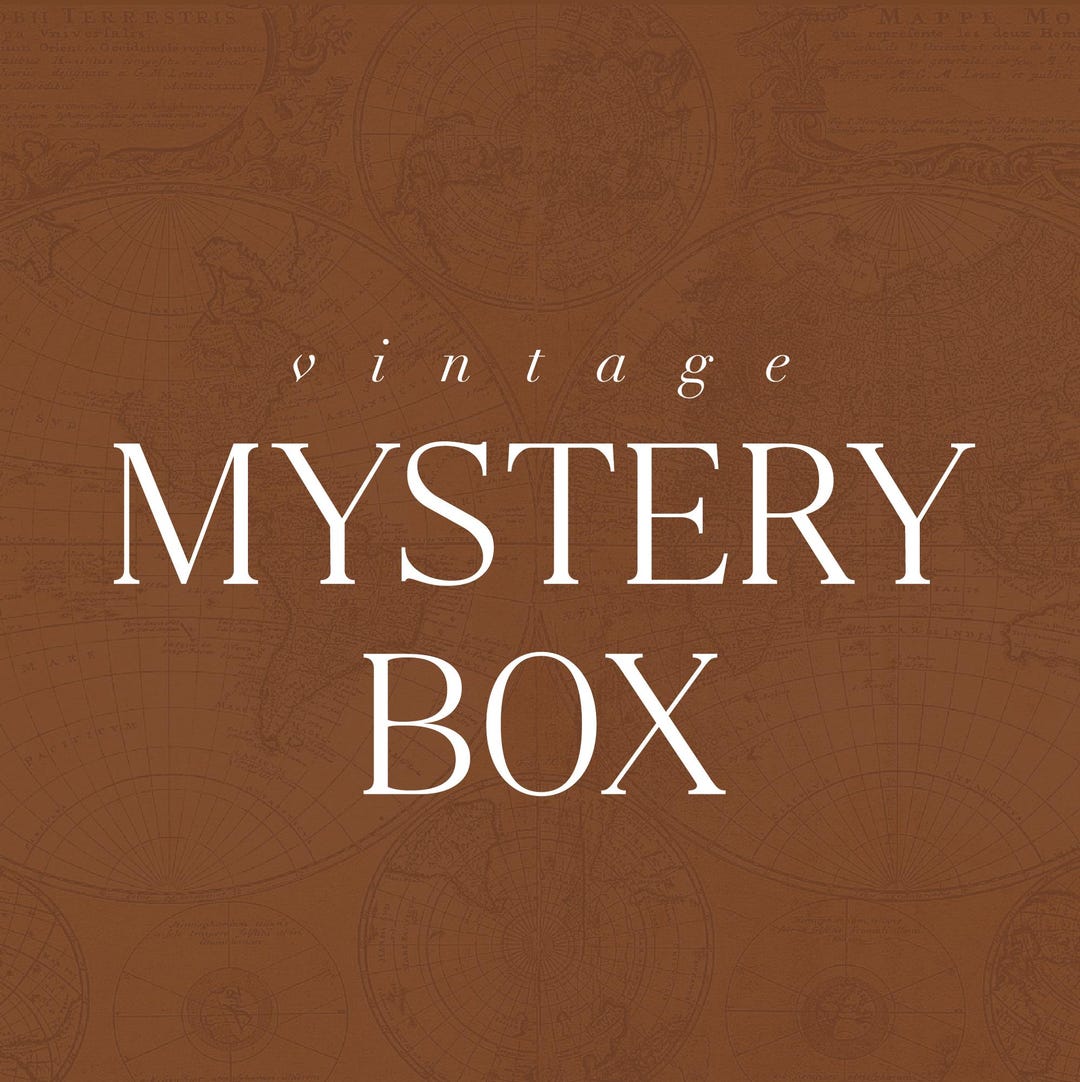 Vintage Mystery Box- Mid Century Modern - Etsy