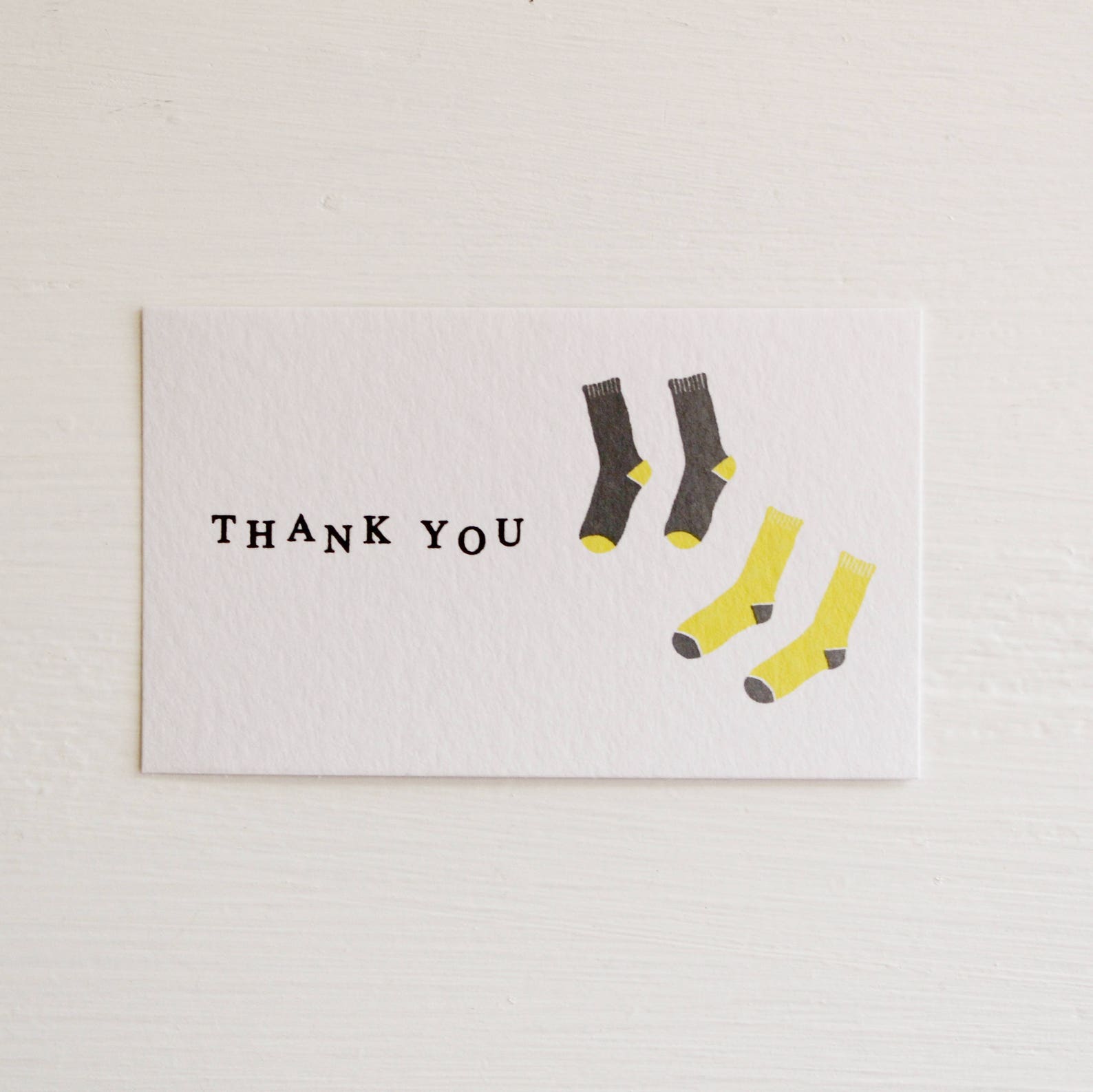 Mini Thank You Note Knitting Thank You Note Mini Greeting - Etsy
