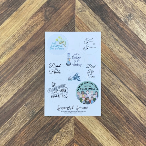 JW Stickers Assorted Sticker Sheet - Etsy
