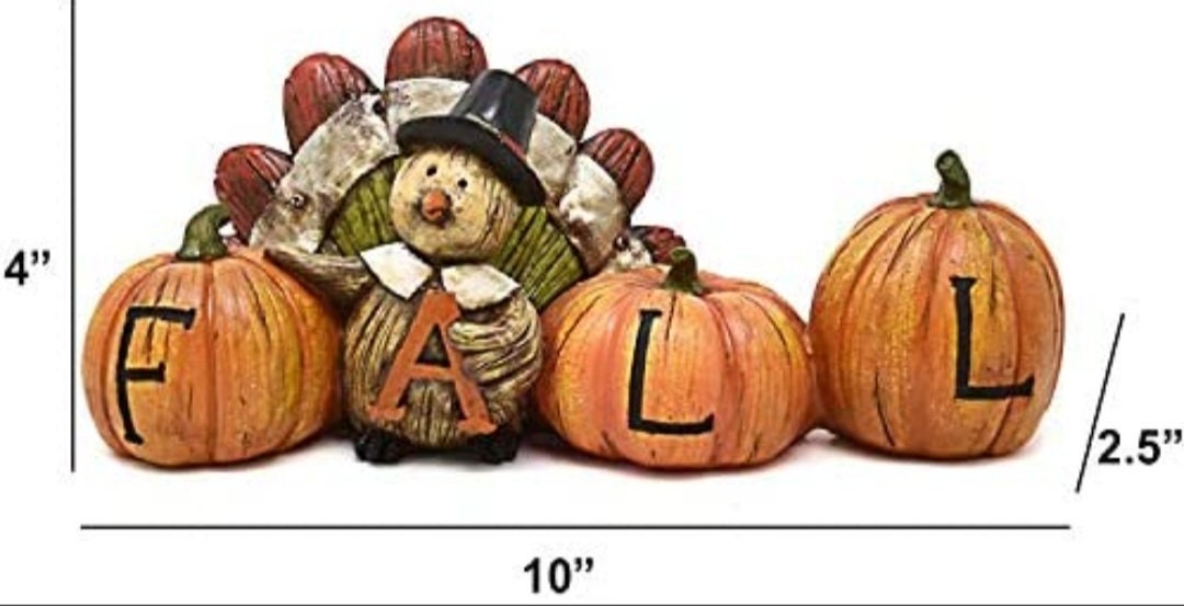 Thanksgiving Christmas Holiday Dinner Fall Turkey Pumpkin Table ...