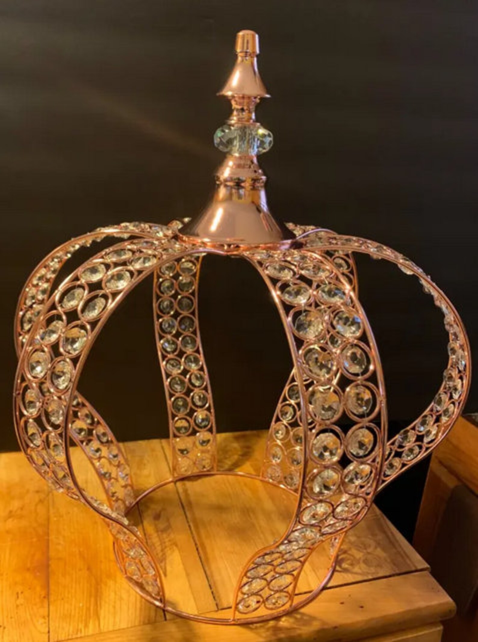 Stunning Elegant Crown Cake Topper Centerpiece for Weddings, Birthdays ...