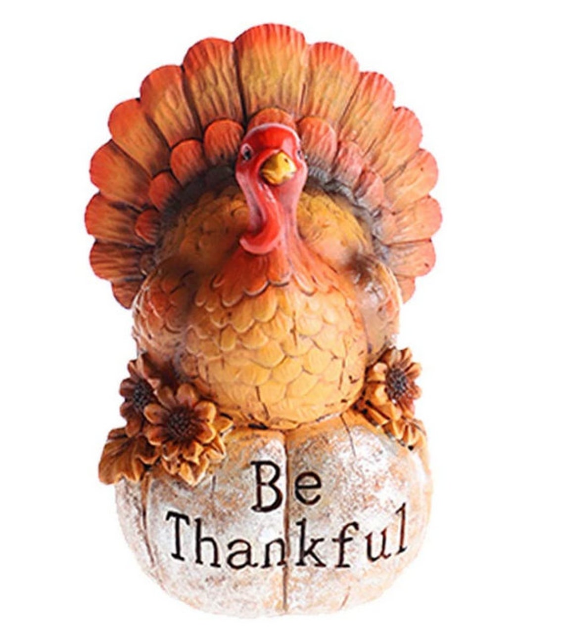 Thanksgiving Table Decoration Centerpiece Turkey Give Thanks Pumpkin ...