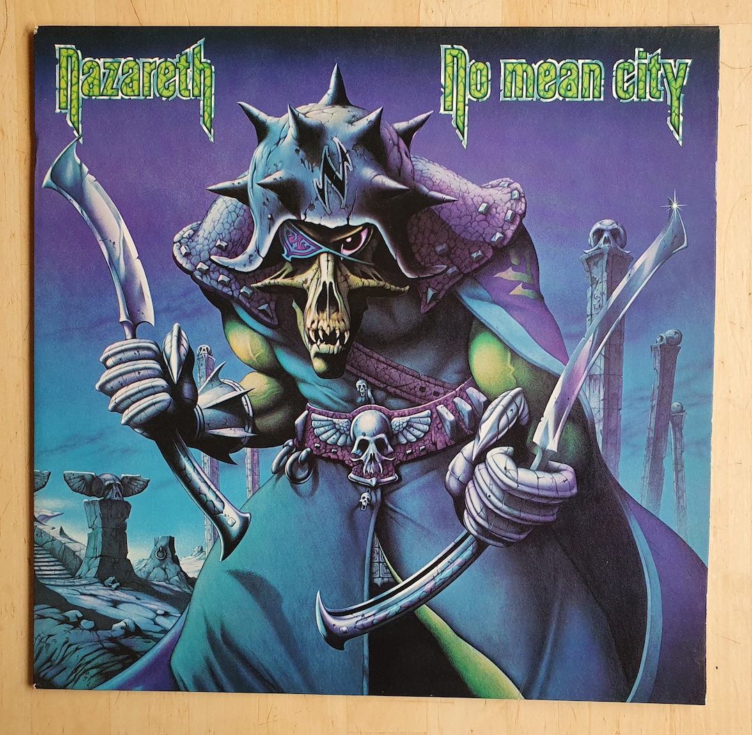 Nazareth Vinyl Album, No Mean City, + Original Inserts, 1978, Vertigo ...