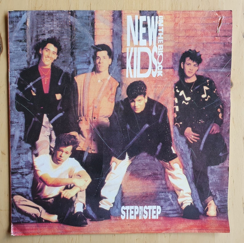 New Kids on the Block Step by Step Vinyl Single, 1990, CBS – 655905 7 ...