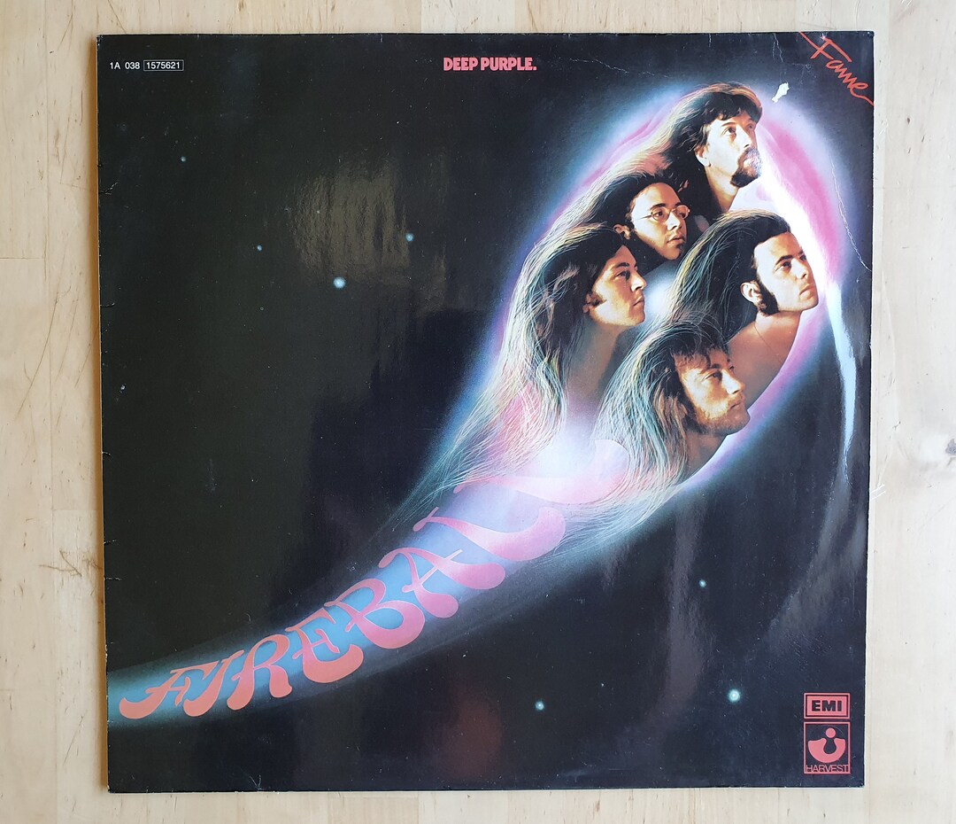 Deep Purple Vinyl Album Fireball, 1971, German Pressing - Etsy