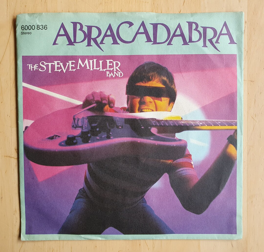The Steve Miller Band Abracadabra Vinyl Single, 1982, German Pressing ...