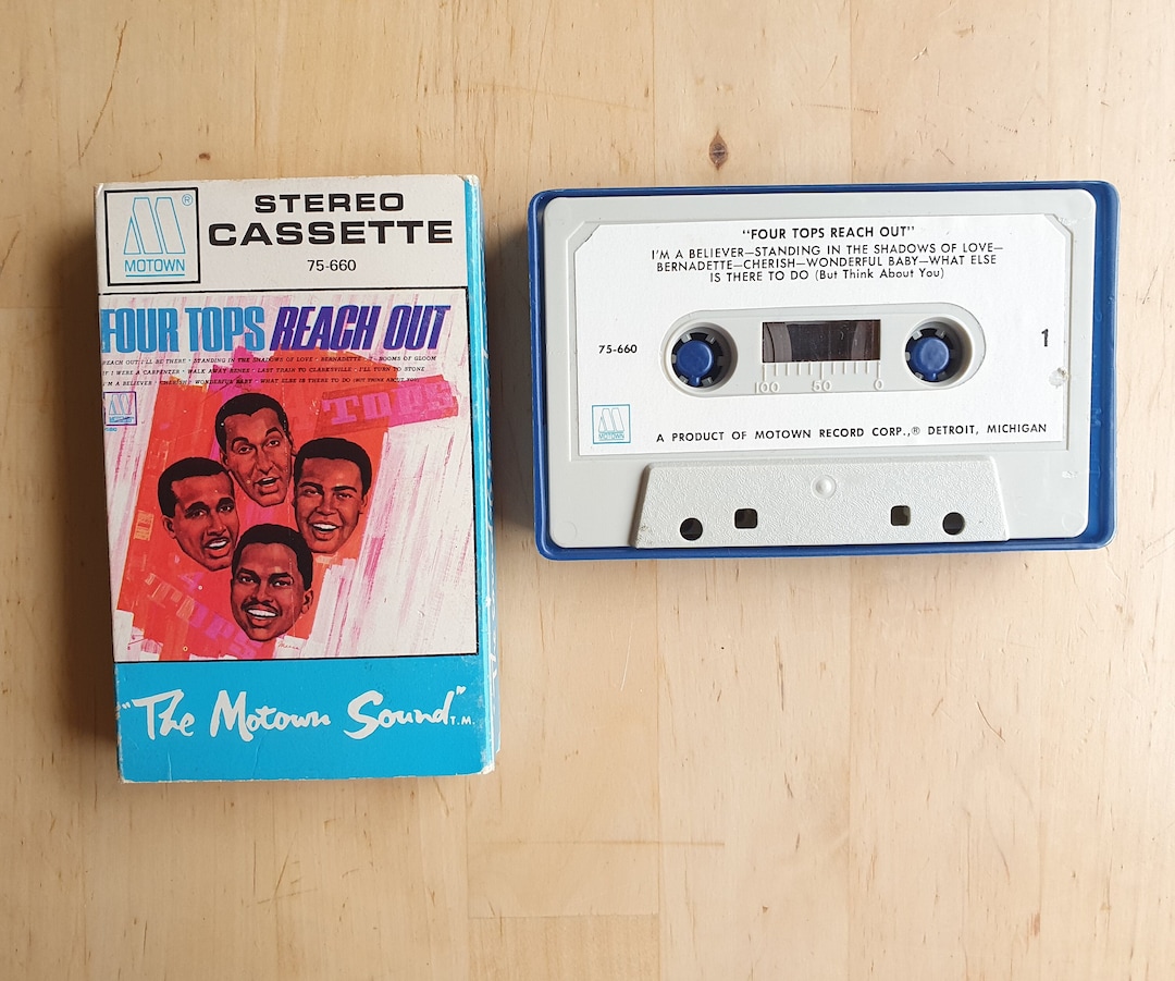 Four Tops Tape Cassette, Reach Out, Motown, Somewhere 70s - Etsy