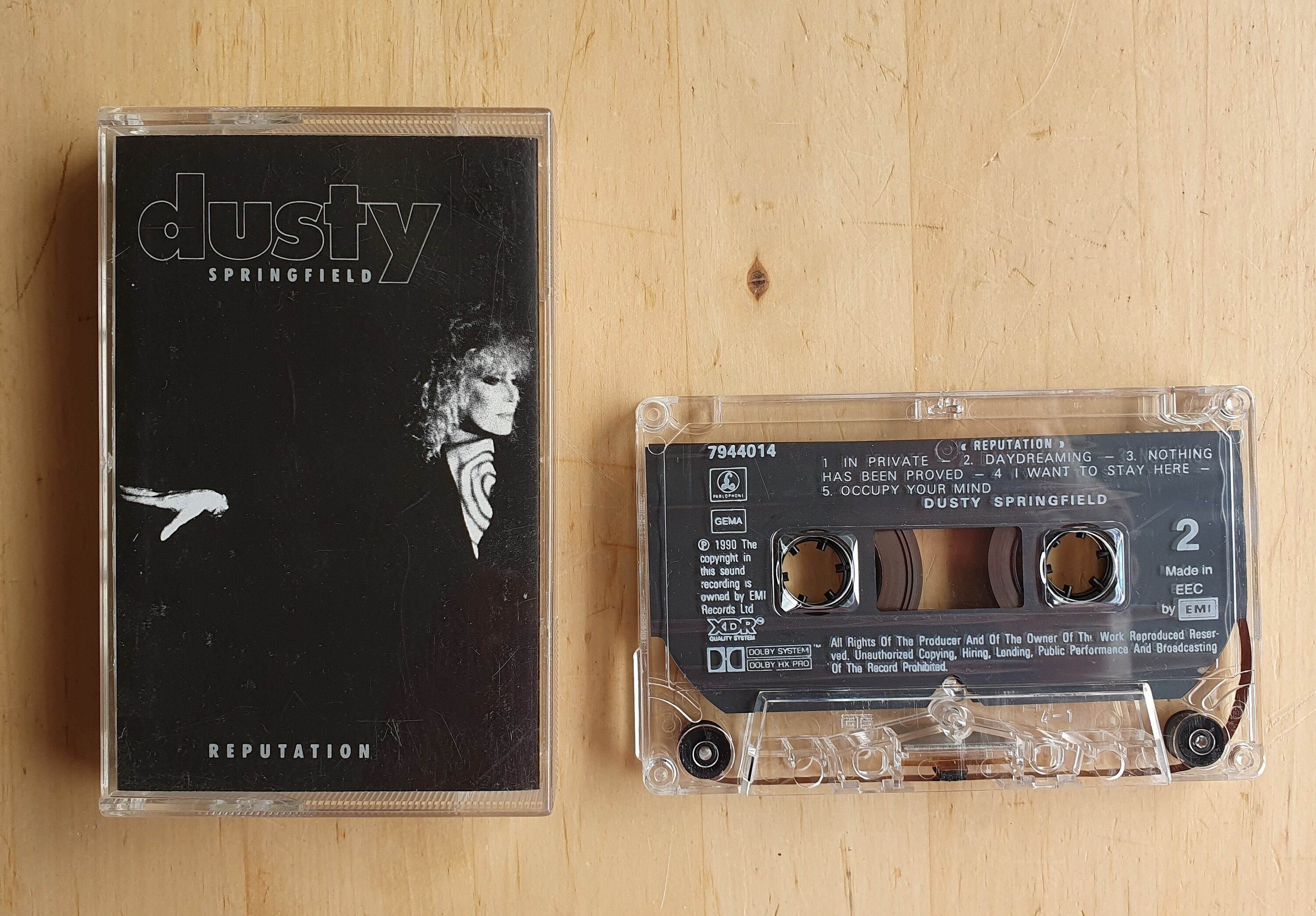Dusty Springfield Audio Cassette, Album Reputation, 1990 - Etsy