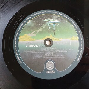 Nazareth Vinyl Album, Loud 'N' Proud, 1974, 6303103, German Pressing - Etsy