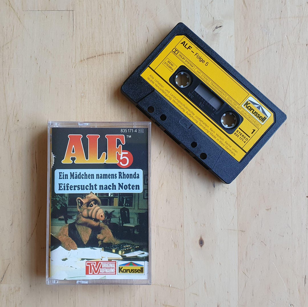 ALF Tape Cassette, West Germany, 1987/1988, 2 Episodes - in German! - Etsy