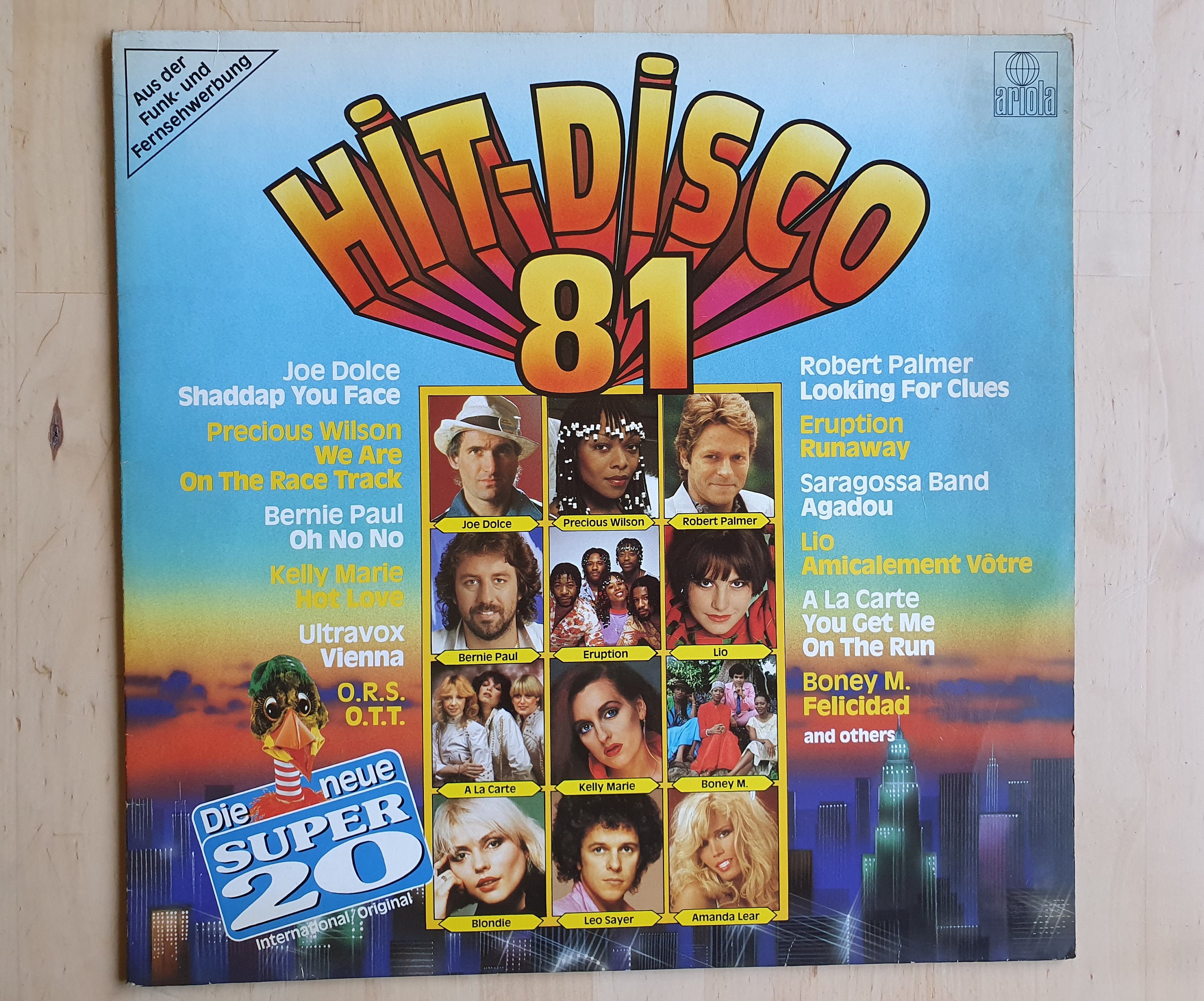 Hit Disco '81 Vinyl Record, Disco Compilation Hits, German Pressing ...