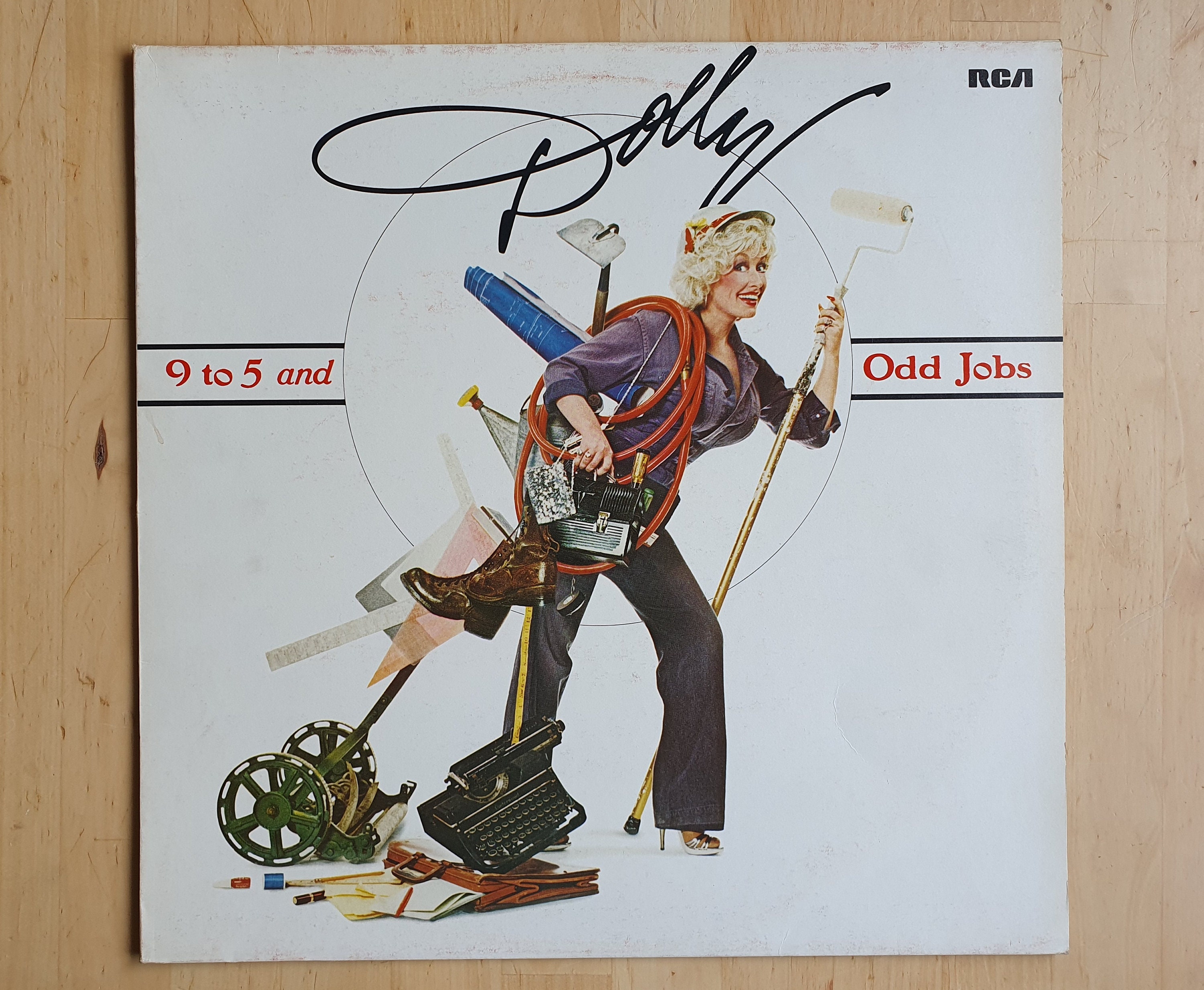 Dolly Parton Vinyl Record 9 to 5 and Odd Jobs, 1980, German Pressing - Etsy