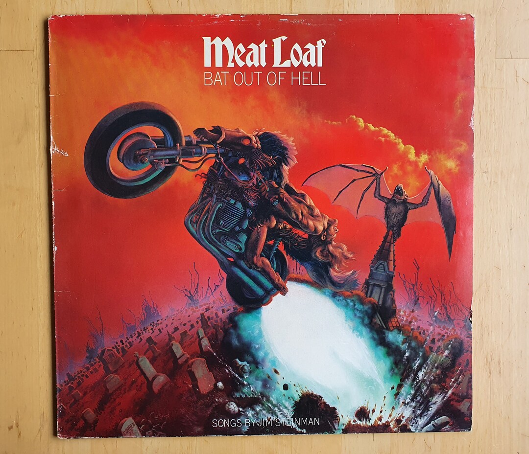 Meat Loaf, Bat Out of Hell, Vinyl Record, 1977, Excellent, EPC 82419 ...