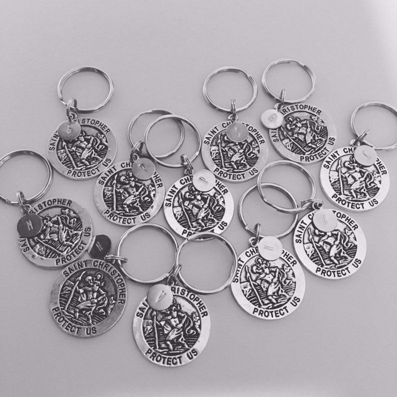 Saint Christopher Key Chain - Etsy