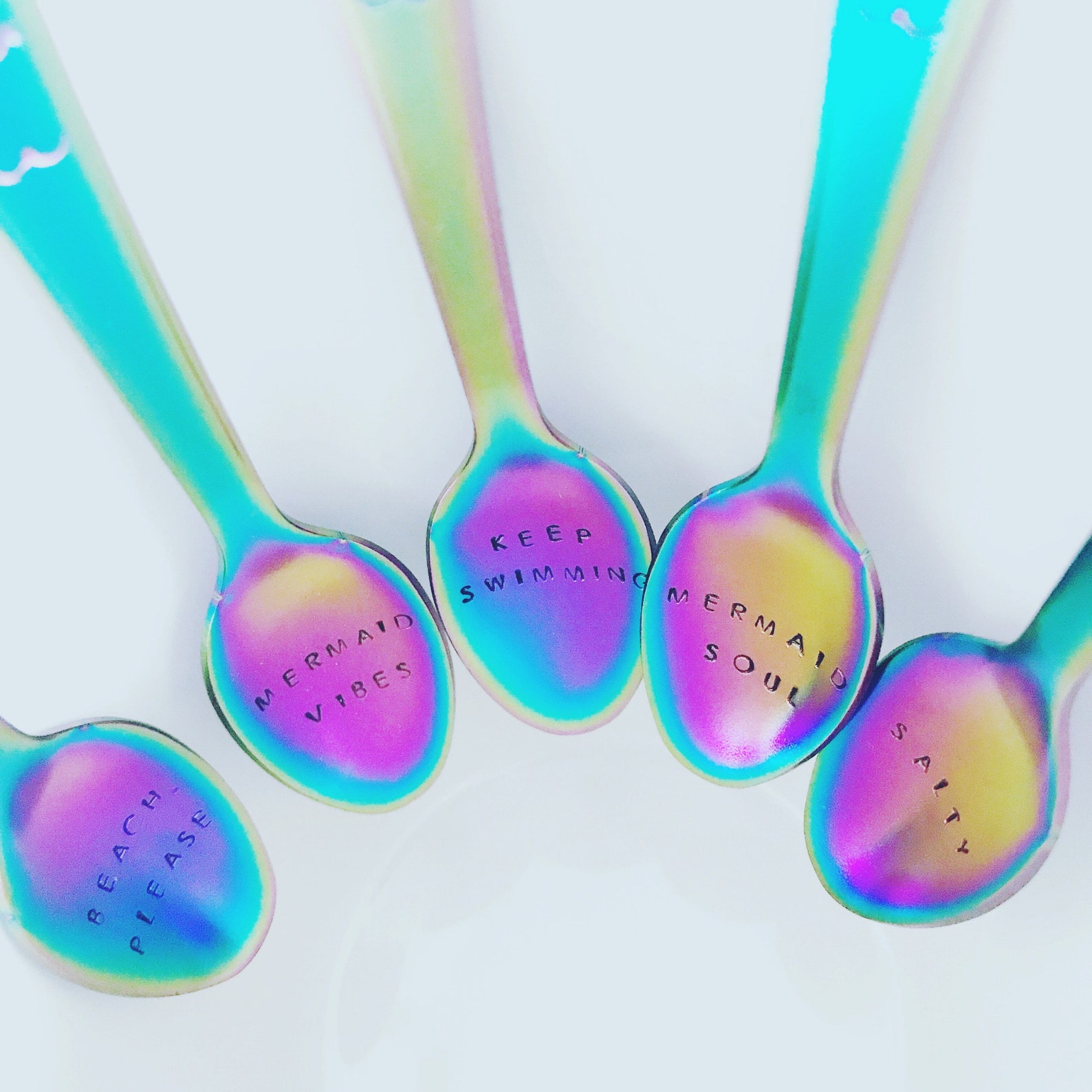 Hand Stamped Mermaid Spoon / Mermaid Gifts / Mermaid Life | Etsy