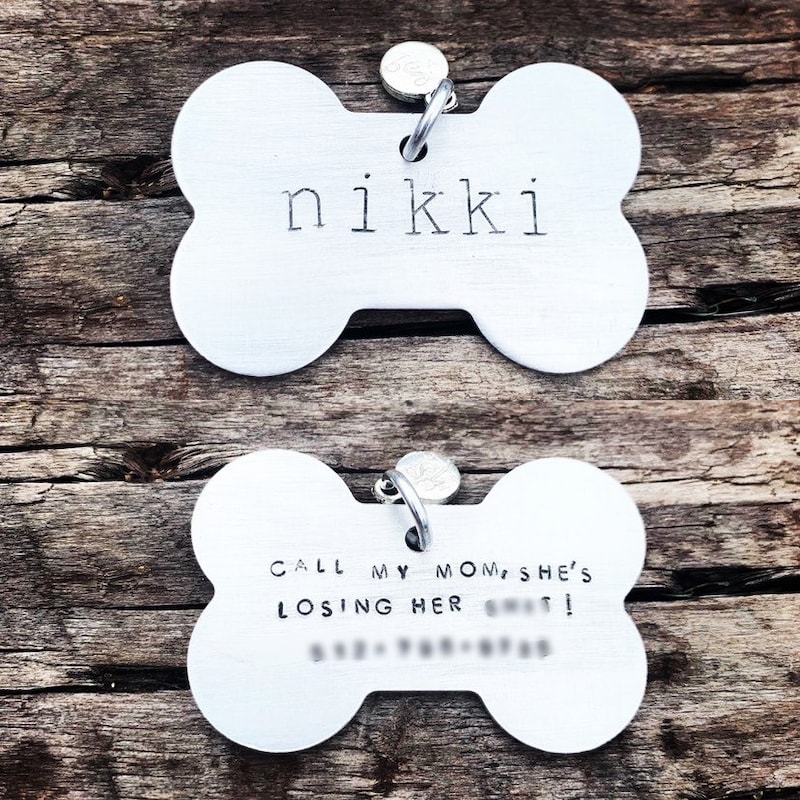Funny Dog Tag - Etsy