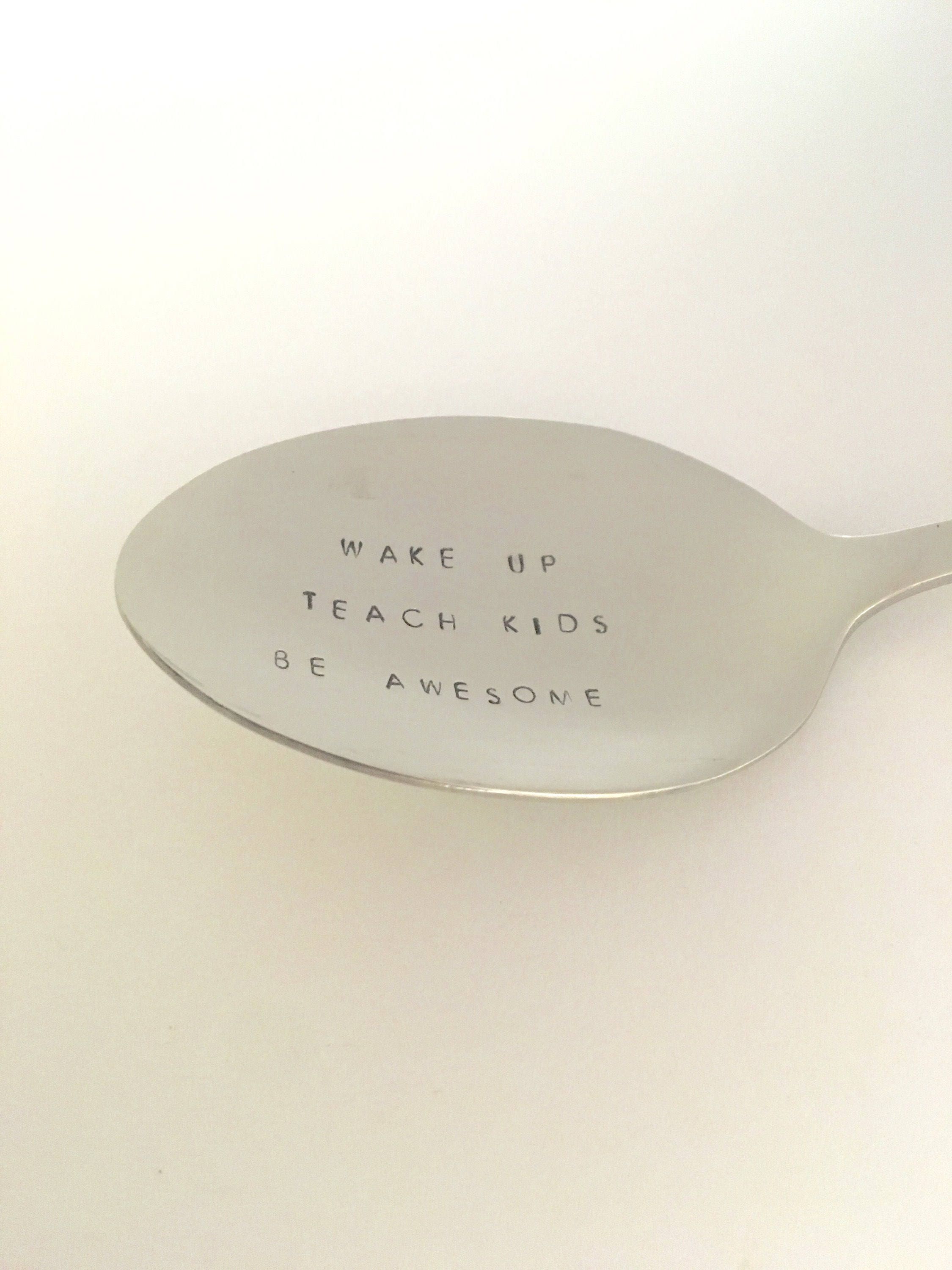 Hand Stamped Spoon / Personalized Spoon / Funny Spoons / Personalized ...