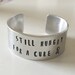 Baby/child Hand Stamped Aluminum Cuff Bracelets - Etsy