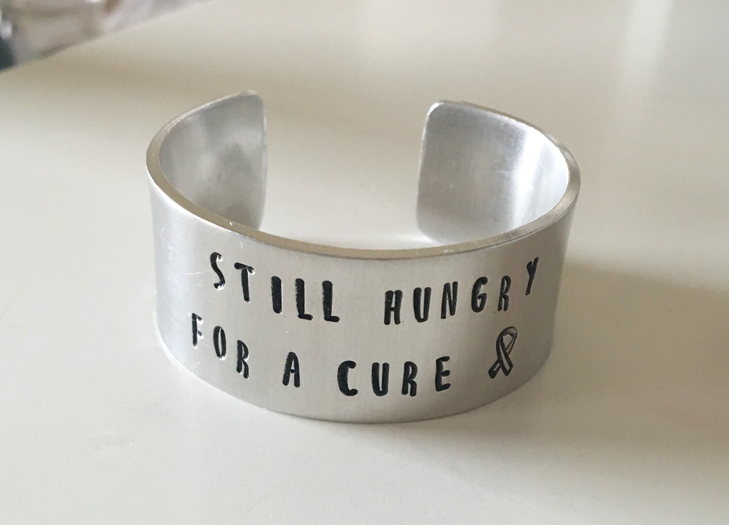 Baby/child Hand Stamped Aluminum Cuff Bracelets - Etsy