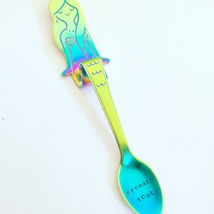 Hand Stamped Mermaid Spoon / Mermaid Gifts / Mermaid Life - Etsy