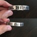 Baby/child Hand Stamped Aluminum Cuff Bracelets - Etsy