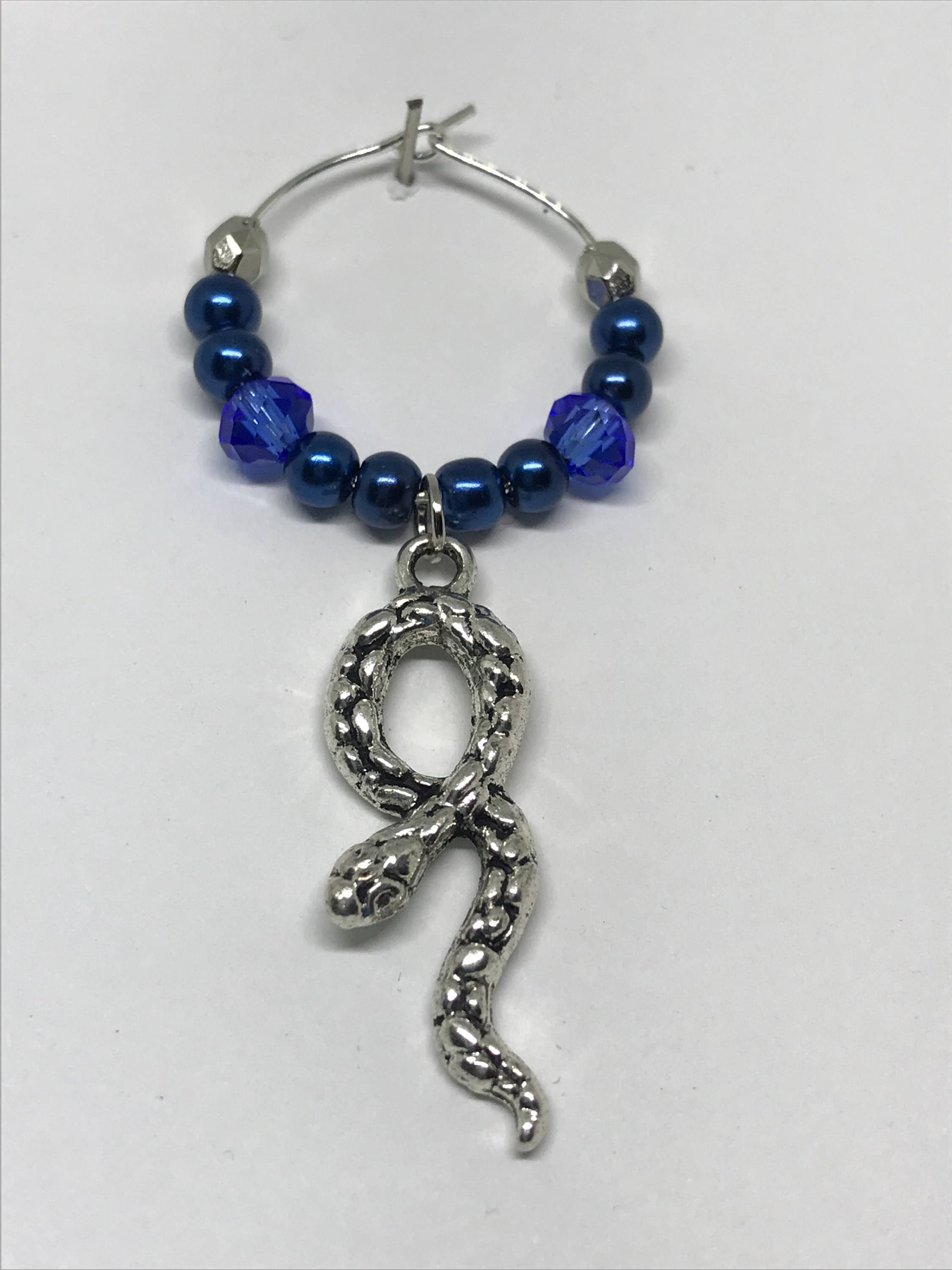 Witch Wizard Wizard Decor Magic Themed Wine Glass Charms - Etsy