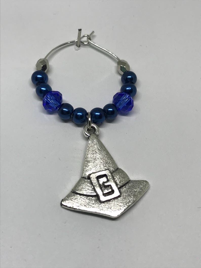 Witch Wizard Wizard Decor Magic Themed Wine Glass Charms - Etsy