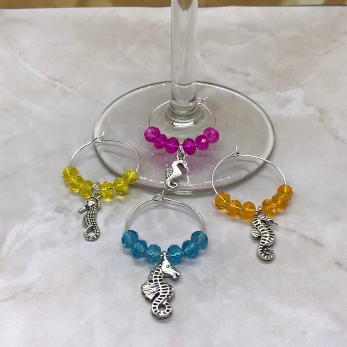 Seahorse Table Decor Garden Decor Affordable Gift Wine - Etsy