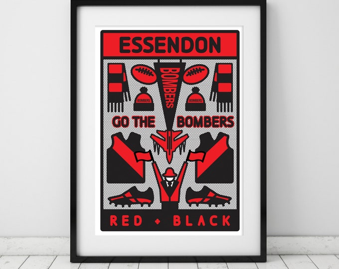 Essendon Football Club Art. Original Artwork Sold Limited Edition Fine ...